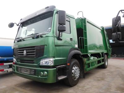 China 12m3 Howo Rear Loader Waste Compactor Truck 12cbm Garbage Collection Vehicle for sale