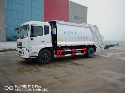 China Dongfeng 10cbm Rear Loading Garbage Compactor Truck Cummins 190HP Residential Recycling for sale