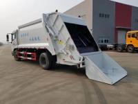 China Dongfeng 10cbm Rear Loading Garbage Compactor Truck Cummins 190HP Residential Recycling for sale