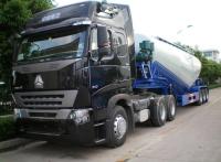 China 2 Axle 35cbm Cement Tanker Trailer for Dry Powder Flour Transport Bulk for sale