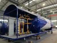 China 40m³ LPG Skid Station with 20-Ton Capacity and Cylinder Filling Machine for Propane Gas Distribution for sale