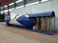 China 40m³ LPG Skid Station with 20-Ton Capacity and Cylinder Filling Machine for Propane Gas Distribution for sale