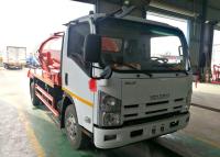 China ISUZU 4 Ton Vacuum Suction Truck 4000L Sewage Tanker for City Sewer Cleaning for sale