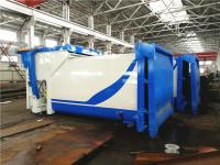 China 10 Ton Garbage Compactor Truck Container with 10000kg Capacity and 90km/h Speed for Solid Waste Management for sale