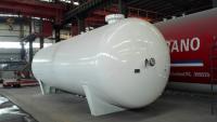 China Horizontal LPG Bullet Storage Tank 100 CBM 50 Ton for Bottling Plants for sale