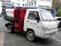 China 3CBM Small Side Loading Barrel Lifting Garbage Truck | 109HP Diesel Engine | 3m³ Capacity for Urban Waste Collection for sale