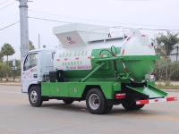 China Kitchen Restaurant Waste Removal Trucks Hydraulic Self Loading & Discharging for sale
