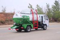 China Kitchen Restaurant Waste Removal Trucks Hydraulic Self Loading & Discharging for sale