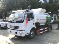 China Kitchen Restaurant Waste Removal Trucks Hydraulic Self Loading & Discharging for sale