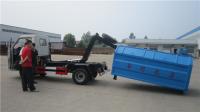 China Forland 3m3 Hooklift Garbage Truck 2 Tons Hydraulic Arm Waste Collection Vehicle for sale