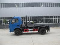 China Dongfeng 5cbm 4ton Hooklift Garbage Truck Hydraulic Pull Arm Waste Container for sale