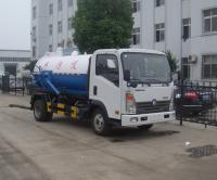 China 8 CBM Vacuum Sewage Drainage Truck with 60 Meter Pipe Nozzle Dongfeng Chassis for sale