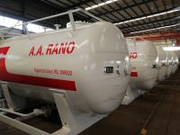 China 10000 Liters Q345R Carbon Steel LPG Storage Tank 5mt Propane Gas Filling Plant for sale