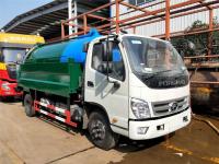 China Foton Forland 5000L Sewage Suction Truck 2000L High Pressure Water Tank Euro 3 Diesel for sale