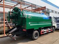 China Foton Forland 5000L Sewage Suction Truck 2000L High Pressure Water Tank Euro 3 Diesel for sale
