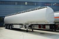 China 42000 Liters Fuel Delivery Tanker Trailer 42m3 6 Compartments Carbon Steel for sale