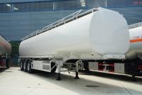 China 42000 Liters Fuel Delivery Tanker Trailer 42m3 6 Compartments Carbon Steel for sale