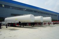 China 42000 Liters Fuel Delivery Tanker Trailer 42m3 6 Compartments Carbon Steel for sale