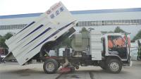 China 5CBM Vacuum Road Sweeper Truck with 4CBM Garbage Tank and 1CBM Water Tank for Municipal Cleaning for sale