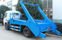 China Swing Arm Garbage Truck 5 CBM Capacity Carbon Steel Waste Transport Vehicle 120HP Engine for sale
