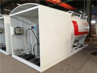 China 10000 Liters Q345R Carbon Steel LPG Storage Tank 5mt Propane Gas Filling Plant for sale