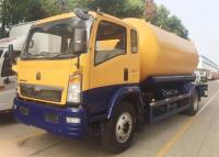 China Sinotruk HOWO 15000L LPG Gas Tanker Truck with Corken Blackmer Pump 160HP for sale