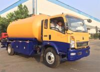 China Sinotruk HOWO 15000L LPG Gas Tanker Truck with Corken Blackmer Pump 160HP for sale