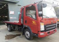 China Sinotruk Howo 3 Ton Flatbed Tow Truck Heavy Duty Car Rescue Wrecker 115HP Euro 3 for sale