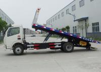 China 5 Meter Flatbed Wrecker Tow Truck with 3.2 Ton XCMG Crane - 3 Ton Capacity Vehicle Recovery Equipment for sale