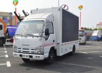 China ISUZU P6 LED Advertising Truck with Mobile Stage - 5995mm Vehicle, 15KW Generator, Hydraulic Lift System for sale