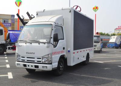 China ISUZU P6 LED Advertising Truck with Mobile Stage - 5995mm Vehicle, 15KW Generator, Hydraulic Lift System for sale