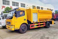 China Combined Jetting Vacuum Sewage Suction Truck 3000L Tank High Pressure Sewer Cleaning for sale
