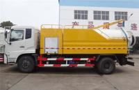 China Dongfeng 4,000L High Pressure Water Tank Sewage Vacuum Suction Truck 5,000L Waste Tank for sale