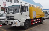China Dongfeng 4,000L High Pressure Water Tank Sewage Vacuum Suction Truck 5,000L Waste Tank for sale