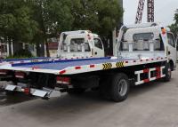China Dongfeng 4 Ton 5.6 Meter Flatbed Tow Truck Wrecker 120hp Car Carrier for Road Recovery for sale