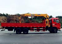 China Dongfeng 10Ton Hoisting Truck with XCMG 4-Arm Telescopic Boom Crane 10000kg Capacity for sale