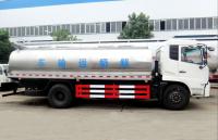 China DONGFENG 10cbm Milk Tank Truck with 140KW Engine and 80mm Insulation for Temperature-Controlled Transport for sale