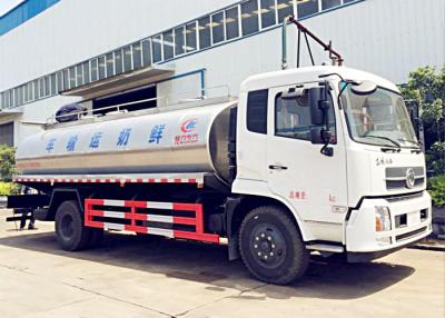 China DONGFENG 10cbm Milk Tank Truck with 140KW Engine and 80mm Insulation for Temperature-Controlled Transport for sale