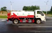 China FOTON 2000 Liters 4x2 Water Tanker Truck - 530 Gallon Q235 Carbon Steel Construction for sale
