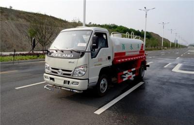 China FOTON 2000 Liters 4x2 Water Tanker Truck - 530 Gallon Q235 Carbon Steel Construction for sale