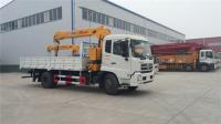 China Dongfeng 4x2 Truck Mounted Telescopic Crane 6.3 Ton with 12.8m Lifting Height for sale