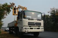 China Dongfeng 4x2 Truck Mounted Telescopic Crane 6.3 Ton with 12.8m Lifting Height for sale