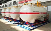 China 10CBM LPG Skid Station with 15.5 m³/h Pump and 120kg Cylinder Scales - Complete Bottling Plant for sale