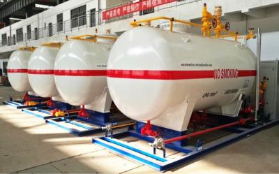 China 10CBM LPG Skid Station with 15.5 m³/h Pump and 120kg Cylinder Scales - Complete Bottling Plant for sale