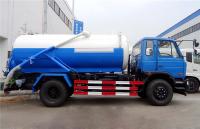 China 10000 Liters Sewage Cleaning Tank Truck with 10 CBM Capacity and 190 HP Engine for Urban Sanitation for sale