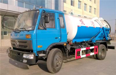China 10000 Liters Sewage Cleaning Tank Truck with 10 CBM Capacity and 190 HP Engine for Urban Sanitation for sale