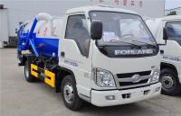 China Foton 20000 Liters Vacuum Sewage Suction Tank Truck Fecal Suction Tanker 4x2 for sale