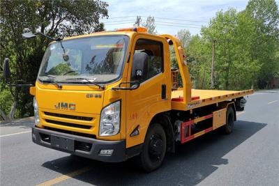China JAC 152HP 4 Ton Road Wrecker Tow Truck Recovery Flatbed Euro 5 for sale