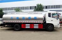 China Dongfeng 4x2 10000L Stainless Steel Insulated Milk Delivery Truck with 80mm PU Foam for sale