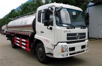 China Dongfeng 4x2 10000L Stainless Steel Insulated Milk Delivery Truck with 80mm PU Foam for sale